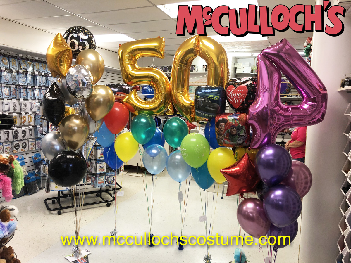 Birthday Balloon Delivery - McCullochs Costume and Party ...