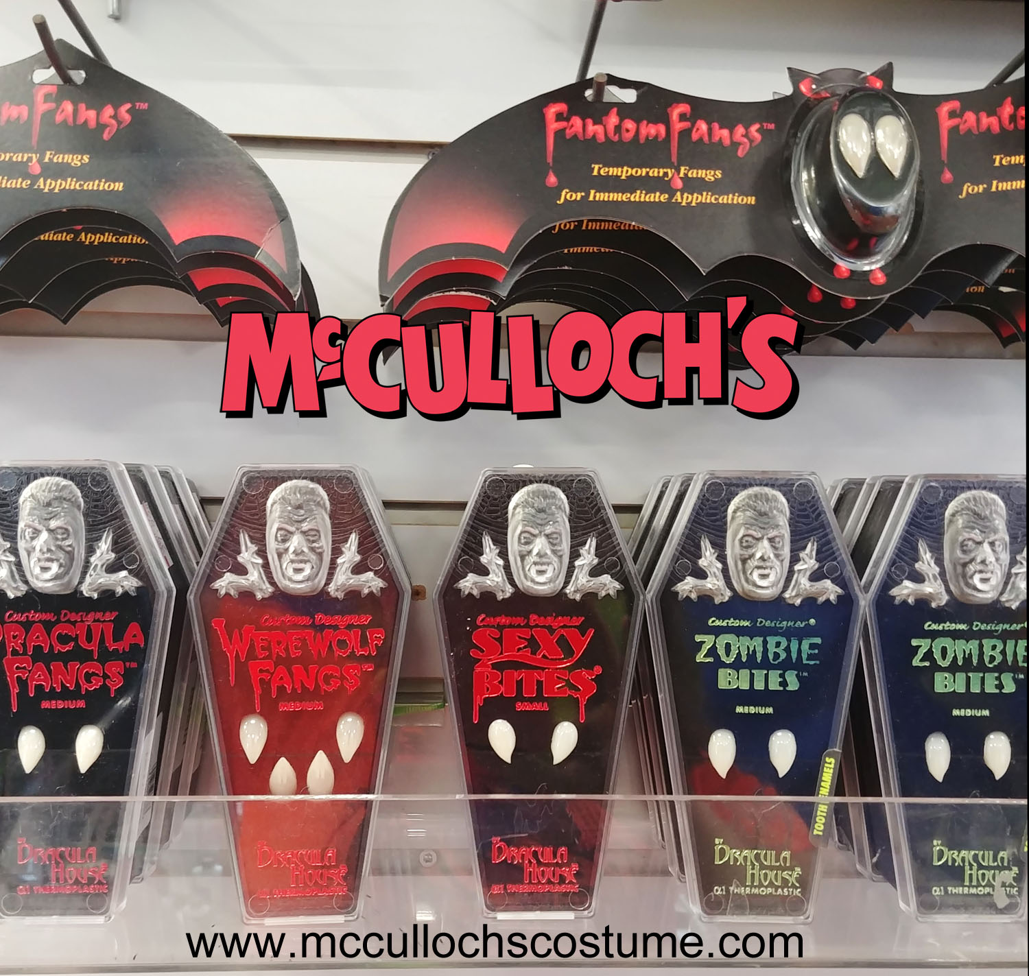 Vampire Fangs for Halloween - McCullochs Costume and Party ...